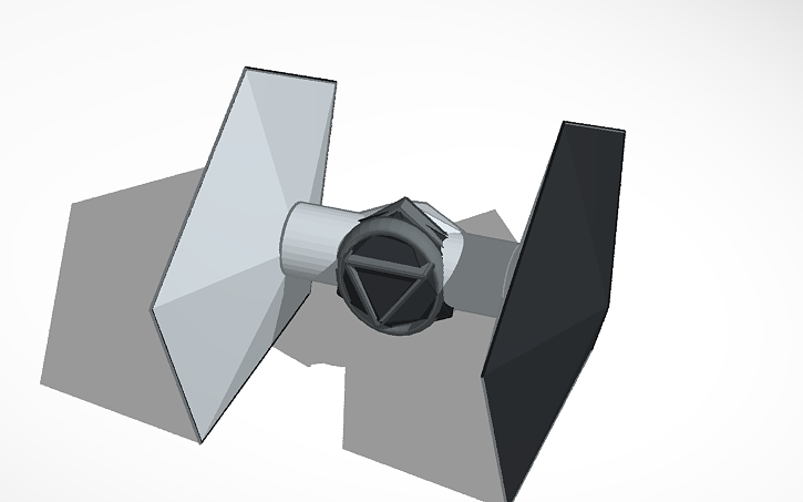 3D design Tie Fighter X | Tinkercad
