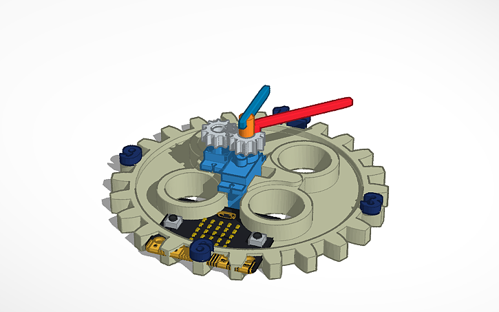 3D design Reloj robótico v0 | Tinkercad
