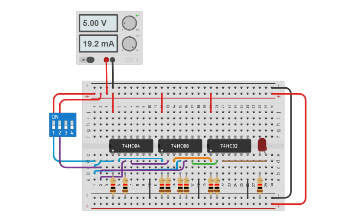 Circuit design circuito3 - Tinkercad
