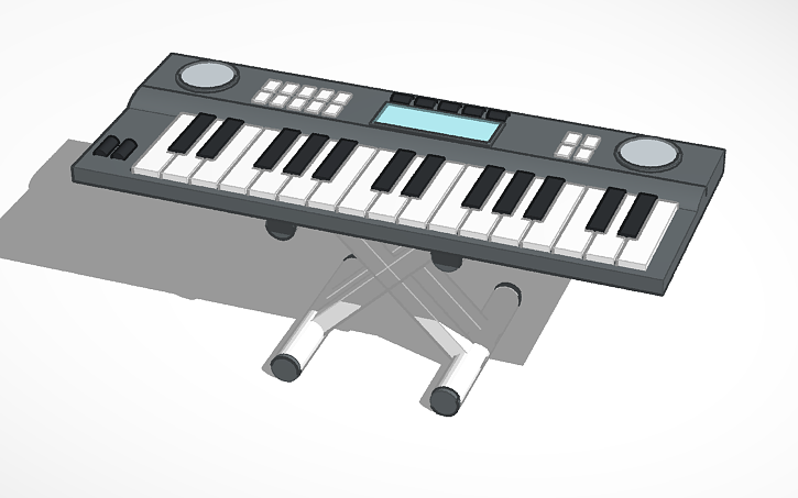 3D design Keyboard - Tinkercad