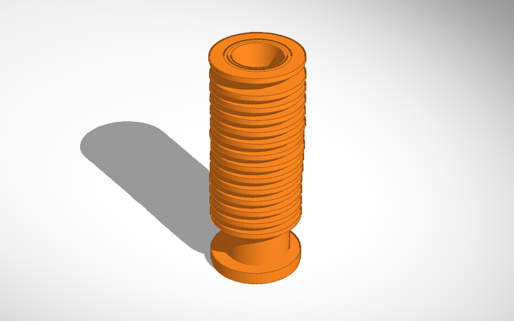 3D design Monolithic Transformer Bobbin - Tinkercad