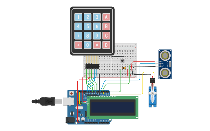 Circuit design Codigo Acceso - Tinkercad