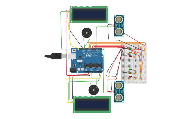 Circuit design PARCIAL A - Tinkercad