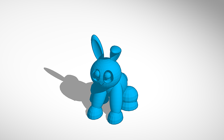 3D design Sammy's Rabbit. - Tinkercad