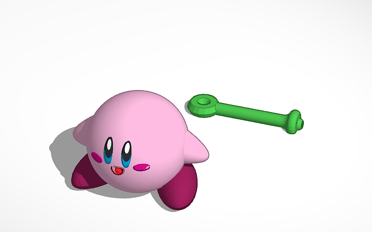 3D design kirby model - Tinkercad