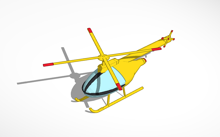 3D design Helicopter - Tinkercad
