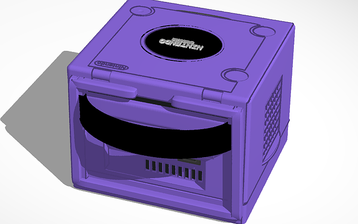 3D design Gamecube (EXACT DIMENSIONS) - Tinkercad