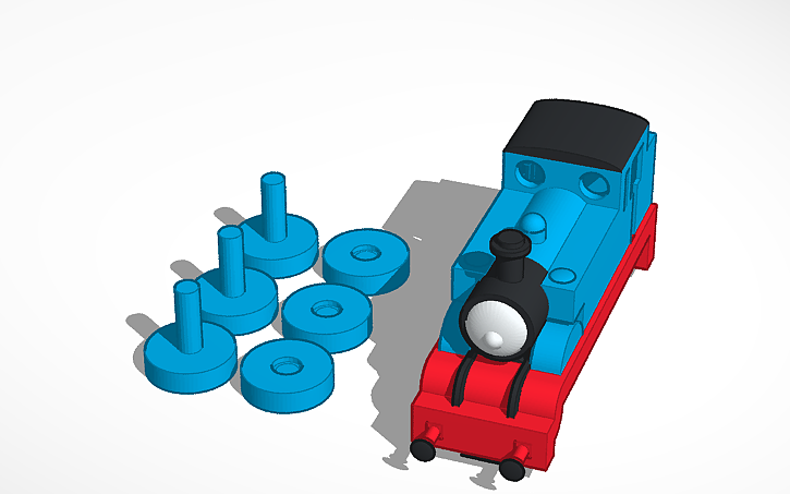 3D design thomas the tank engine - Tinkercad