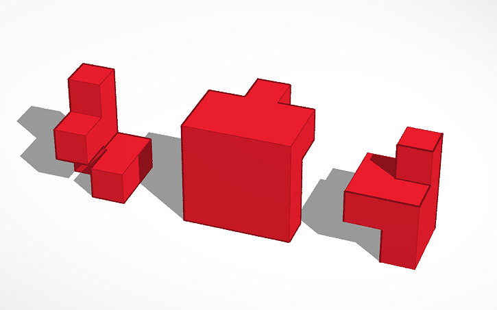 3d Design Puzzle Block Madison Tinkercad