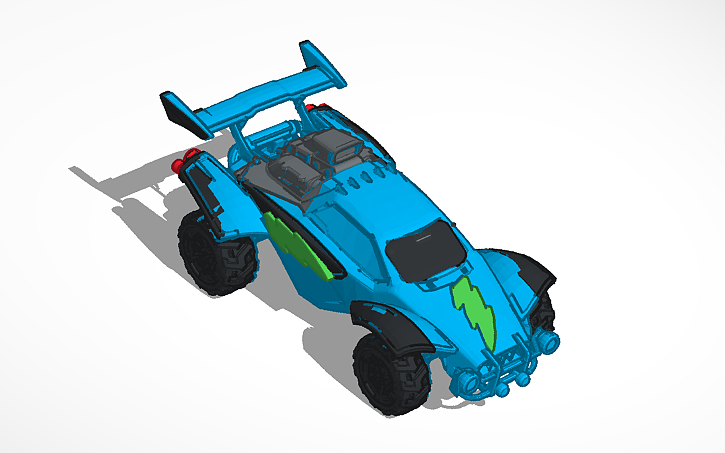 3d Design Rocket League Octane Tinkercad