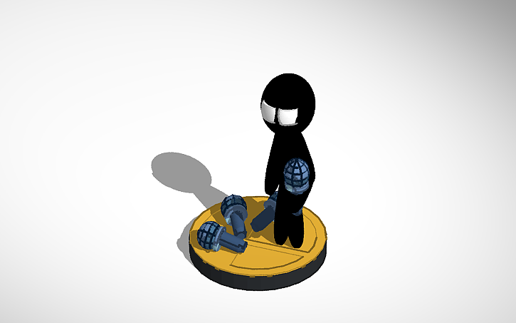 3D design Stickman Amiibo | Tinkercad