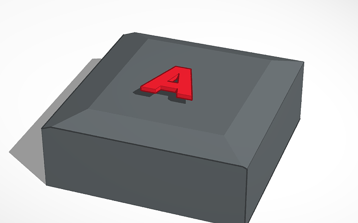 3D design key for keyboard | Tinkercad