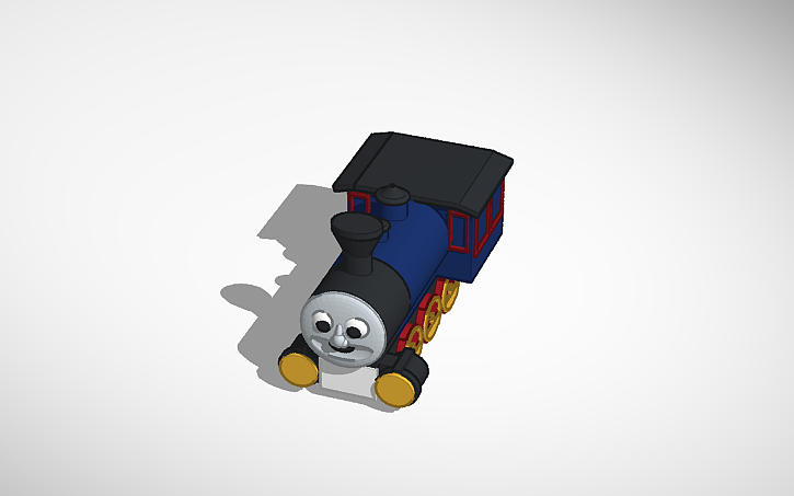 3D design plarail thomas the chav engine non motorised - Tinkercad
