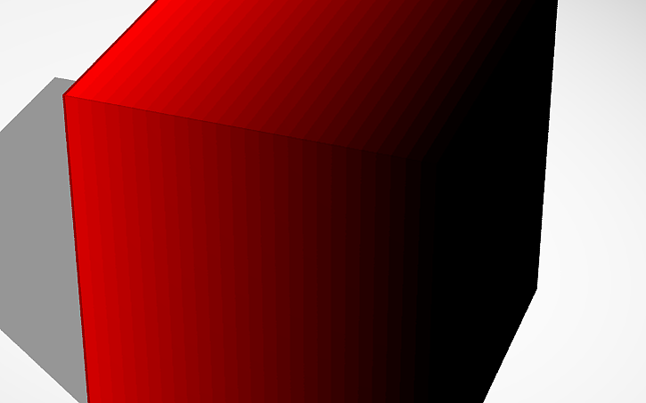 3D design My first gradient (Red into black) - Tinkercad