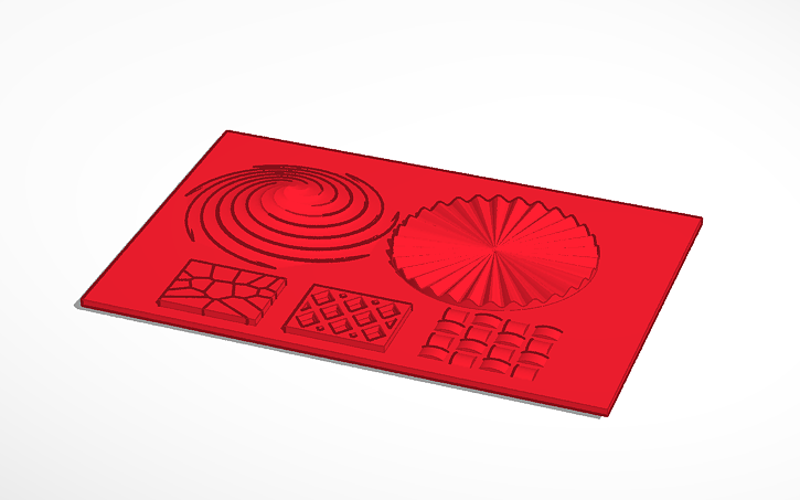 3D design Textures - Tinkercad