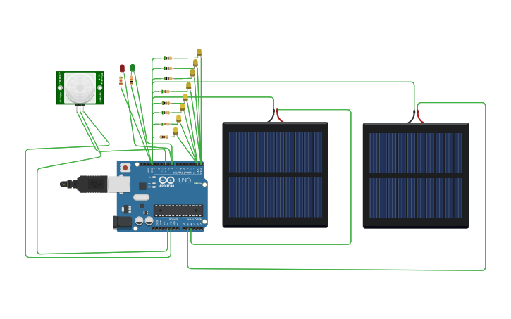 Circuit design Viljar og Iver 1234 | Tinkercad