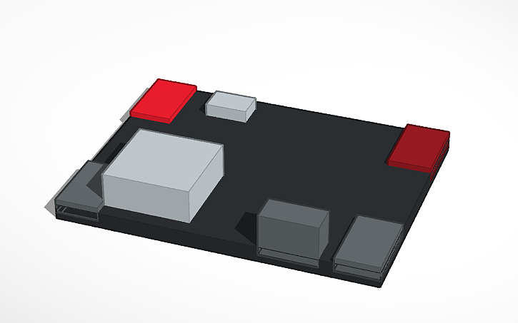 3D design DC-DC - Tinkercad