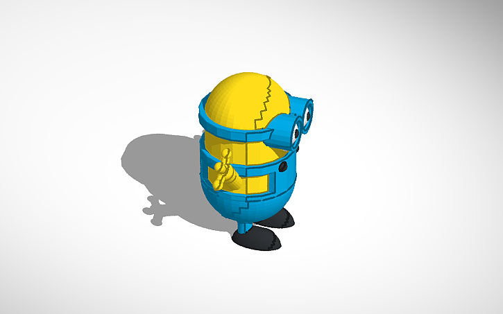 3D design minion - Tinkercad