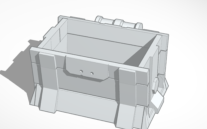 3D design Fortnite chest (Bottom) | Tinkercad
