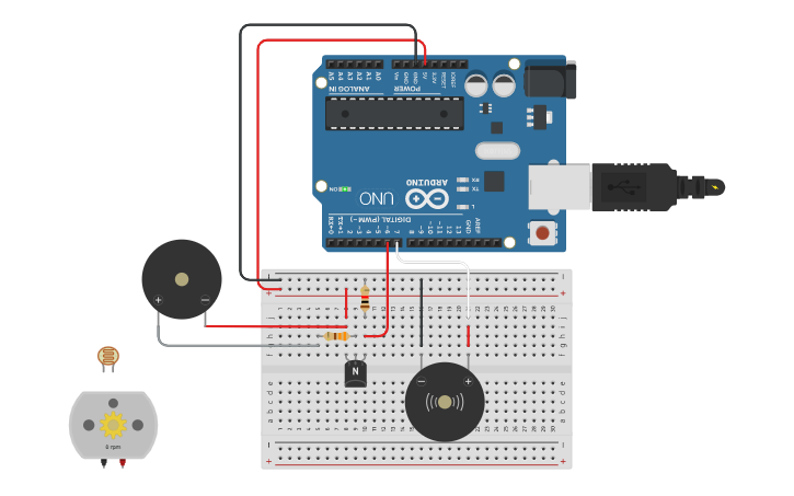 Circuit Design Final Practical Exam Quino Tinkercad 