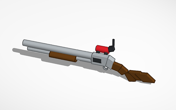 3D design tf2 frontier justice - Tinkercad
