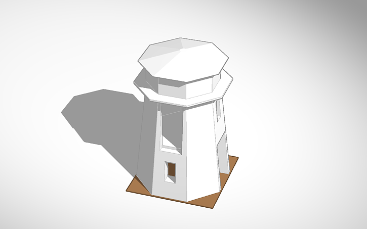 3D design Lighthouse - Tinkercad