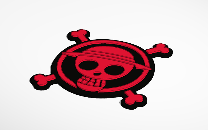 3D design one piece - Tinkercad