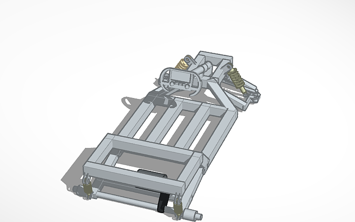 3D design Truck frame - Tinkercad