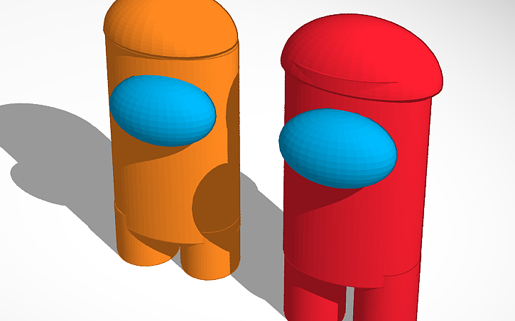 3D design Among us - Tinkercad