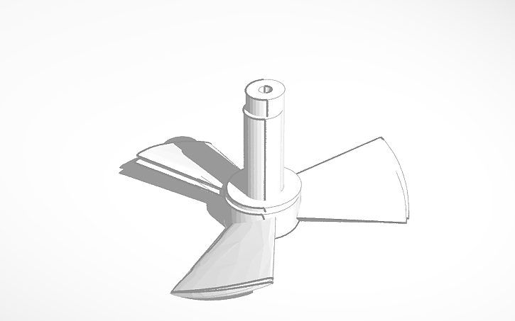 3D design helice - Tinkercad