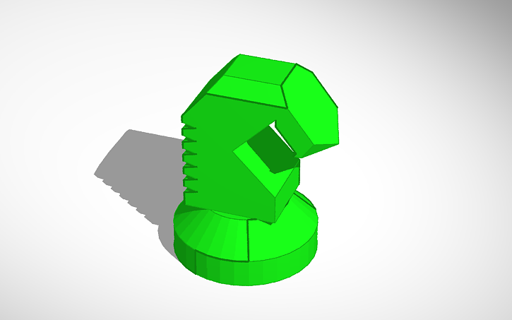 3D design Chess knight | Tinkercad