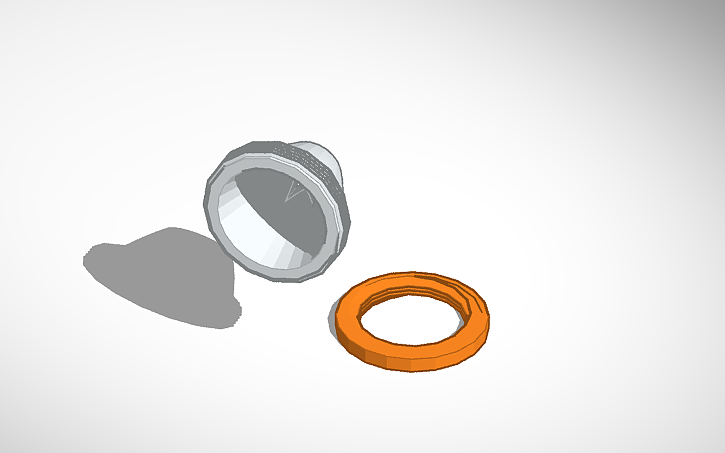 3D design Piping nozzle - Tinkercad