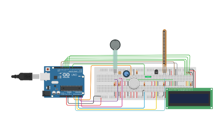 Circuit Design Multiple Sensor Station Tinkercad