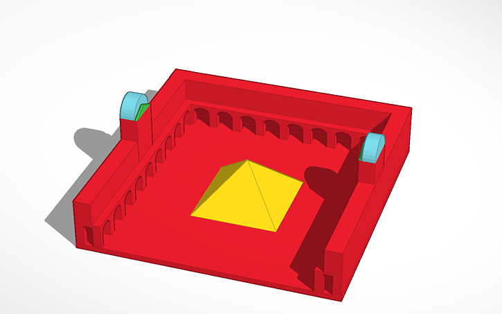 3D design louvre museum - Tinkercad