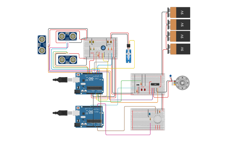 Circuit design Final Circuit | Tinkercad