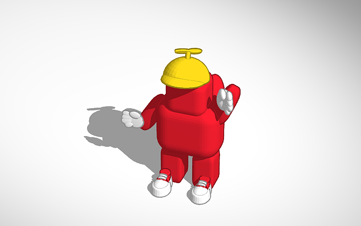 3D design Boneco - Tinkercad
