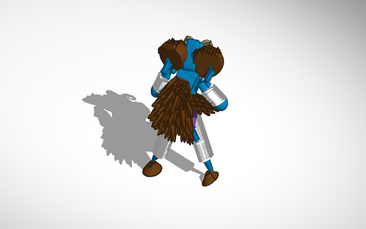 3D design Dragon ball super Moro - Tinkercad