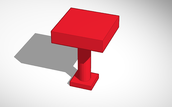 3D design Stool | Tinkercad