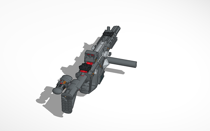 3D design Machine Gun | Tinkercad