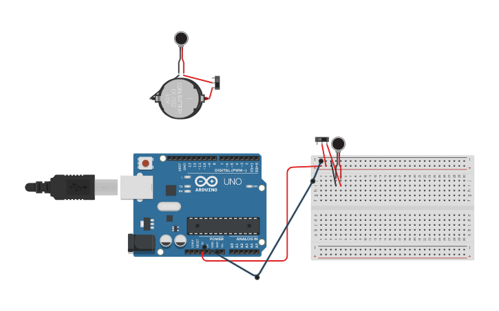 Circuit design bengala - Tinkercad