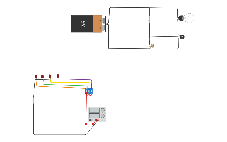 Circuit design Ejercicio 4 - Tinkercad