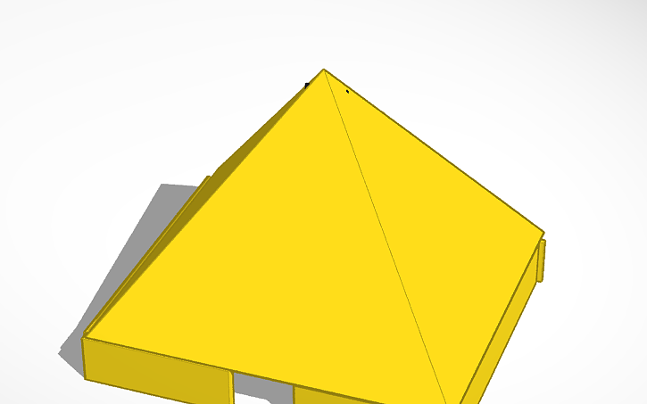 3D design pyramid - Tinkercad