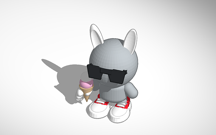 3D design lil' chungus - Tinkercad