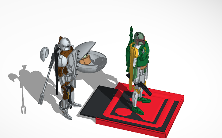 3D design Bobba Fett | Tinkercad