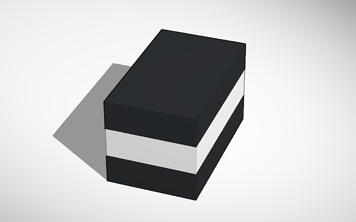 3D design Minecraft Biscuit 2 Template - Tinkercad