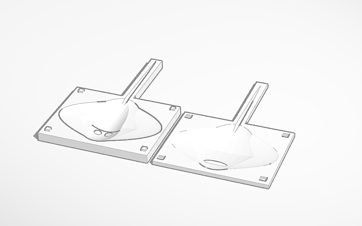 3D design Stingray Mold - Tinkercad