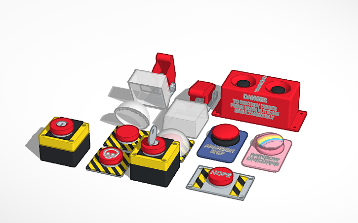 3D design Dangerous Switches - Tinkercad