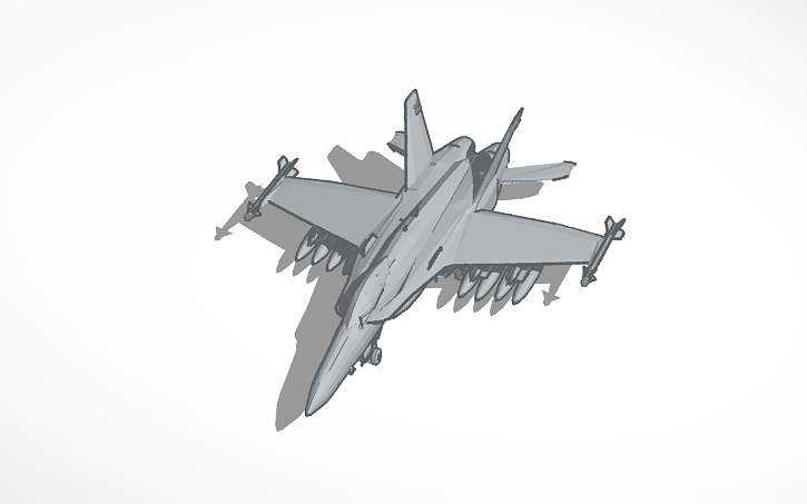 3D design Plane - Tinkercad