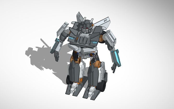 3D design Transformer - Tinkercad