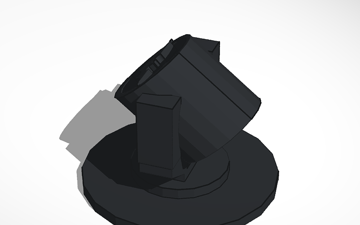 3D design white batman signal night light - Tinkercad